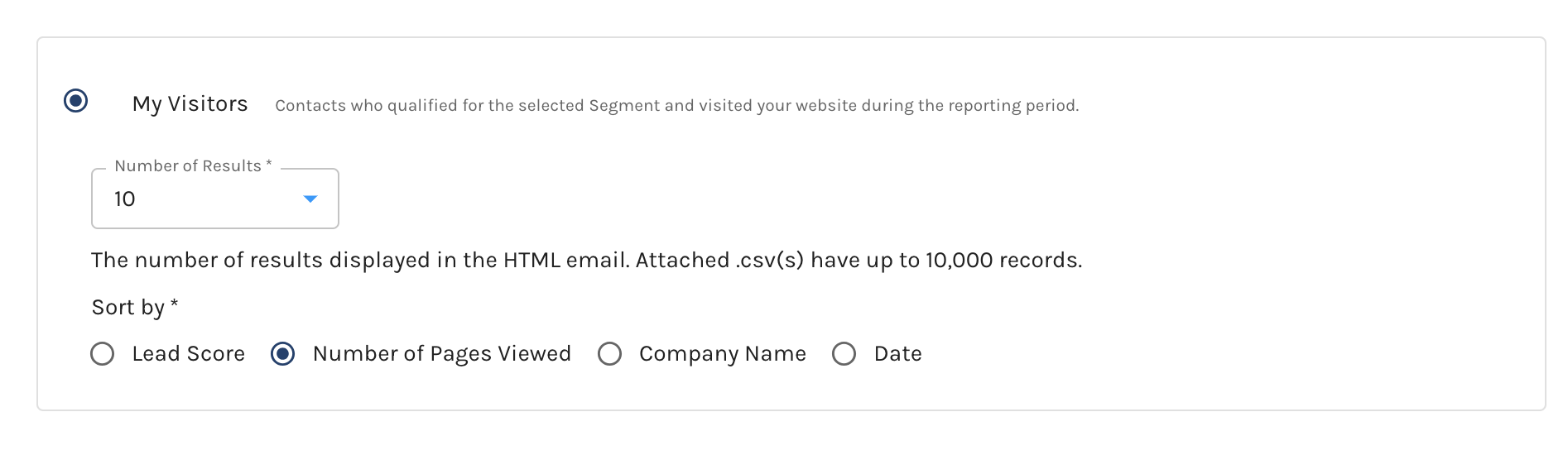 My Vistors Report | Paminga Docs